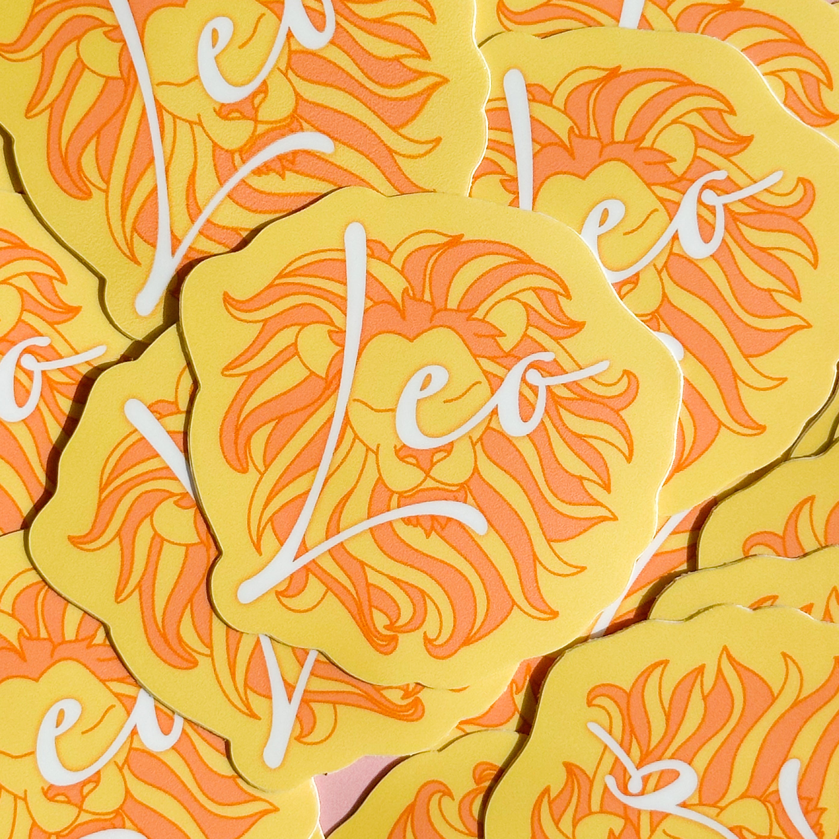 Leo Sticker – Mineral Fox