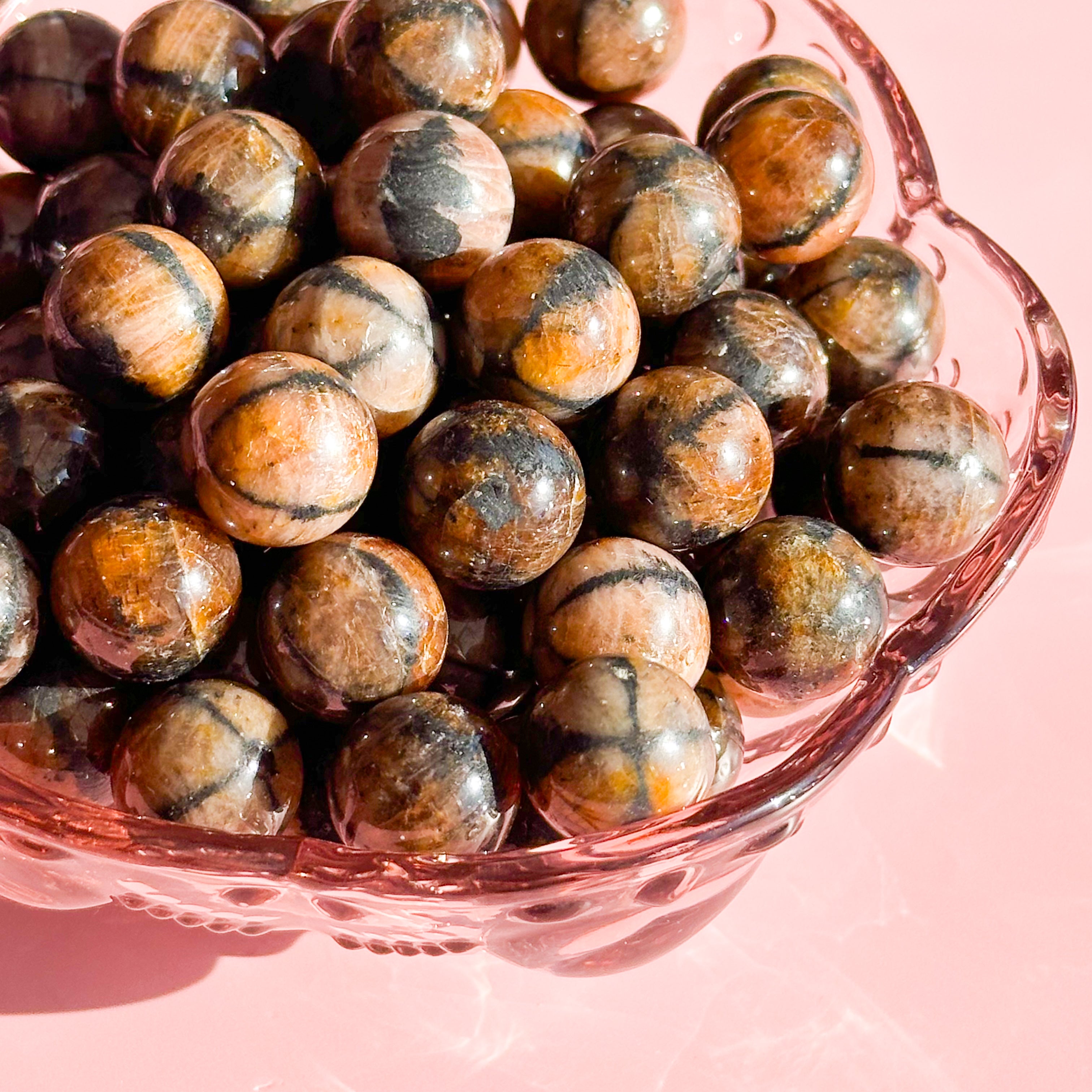 Chiastolite Mini Sphere – Mineral Fox